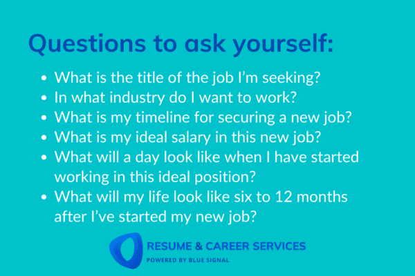 Set Goals for Your Job Search - Resume and Career Services